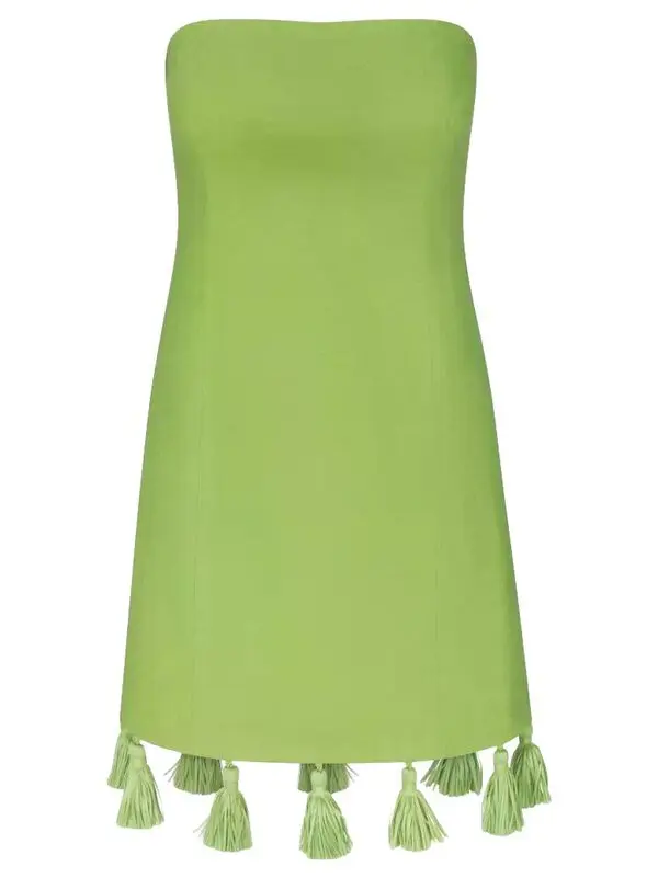 SIMONMILLER Freya Strapless Mini Dress - Green