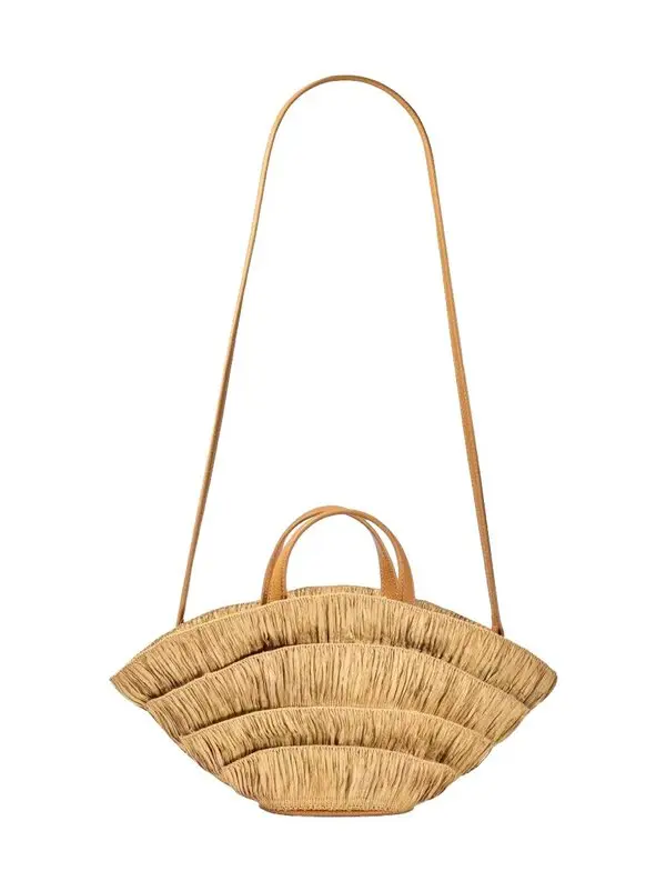 SIMONMILLER Mini Fan Mercado Bag - Neutrals