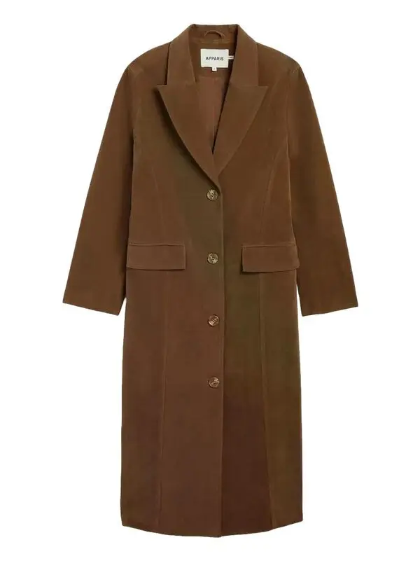 Apparis Lauren Coat - Brown