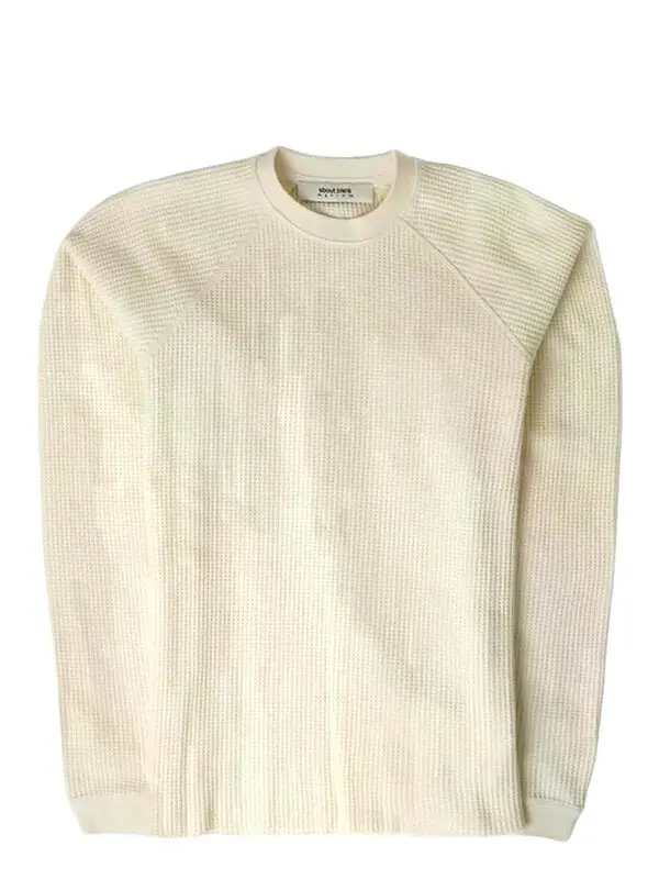 ABOUT:BLANK Waffle Long-sleeve Sweater - Neutrals