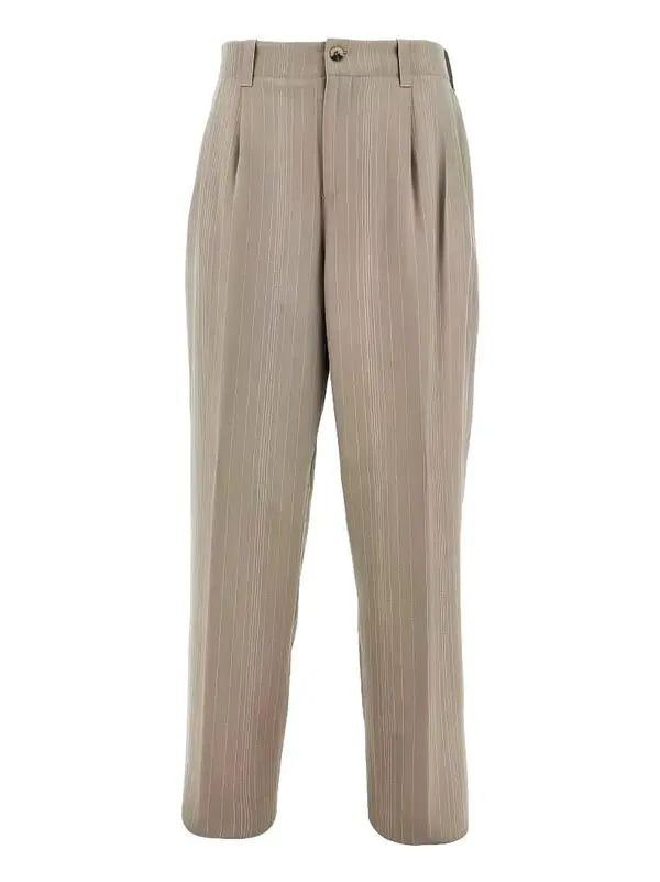 GOLDEN GOOSE Pinstripe Trousers - Neutrals