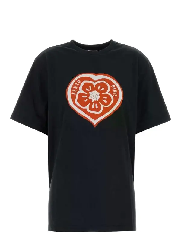 Kenzo Boke Heart Graphic T-shirt - Black