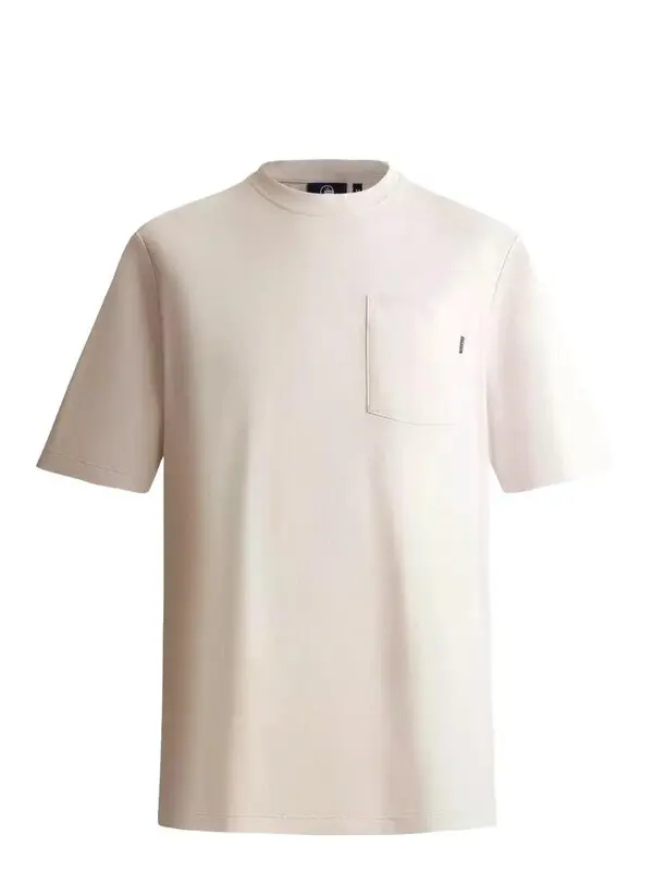Fusalp Tylerr Pocket-detail Short-sleeved Cotton T-shirt - Neutrals