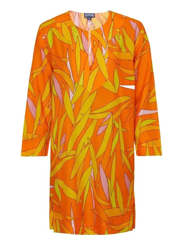Vilebrequin Kaftan With Three-quarter Sleeves - Orange