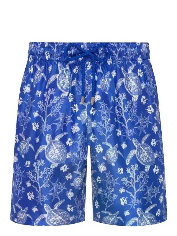 Vilebrequin Printed Drawstring Shorts - Blue