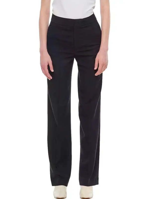 Loulou De Saison Straight Trousers - Black