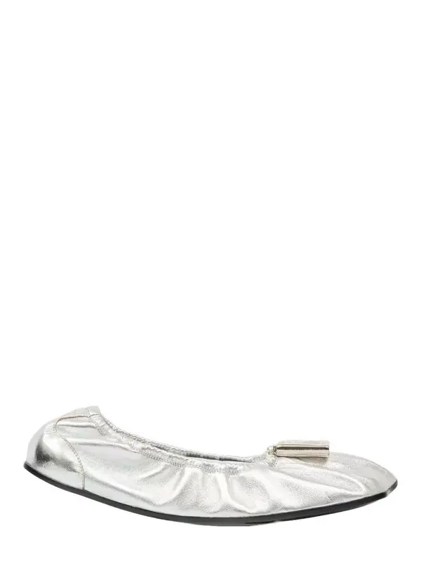 MAISON MARGIELA Charm-detail Ballerinas - Silver
