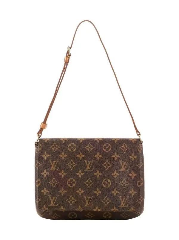 LOUIS VUITTON Musette Tango Monogram Shoulder Bag - Brown