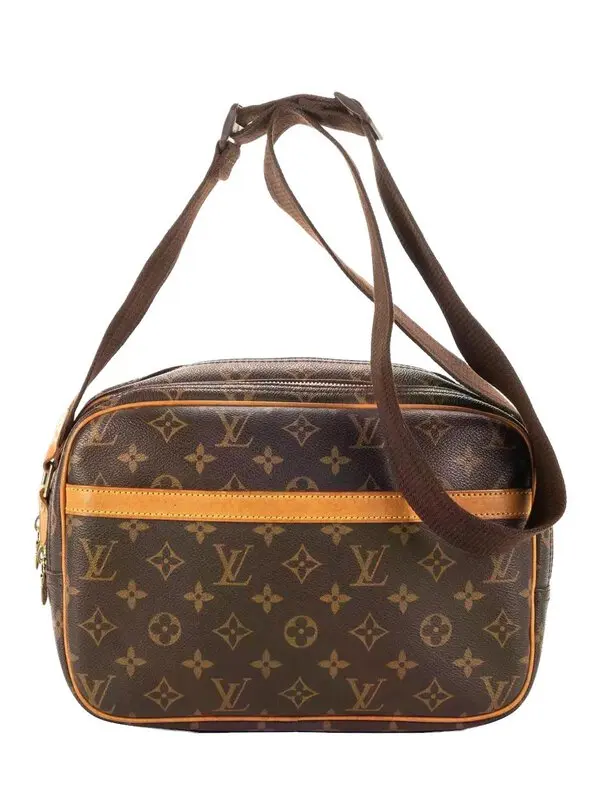 LOUIS VUITTON Monogram Reporter Pm - Brown