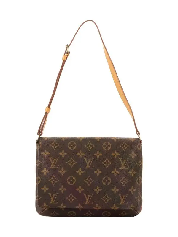 LOUIS VUITTON Musette Tango Monogram Shoulder Bag - Brown