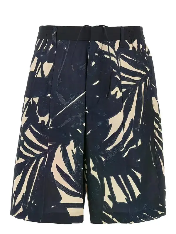 Emporio Armani Printed Shorts - Blue