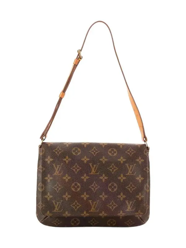 LOUIS VUITTON Musette Tango Monogram Shoulder Bag - Brown