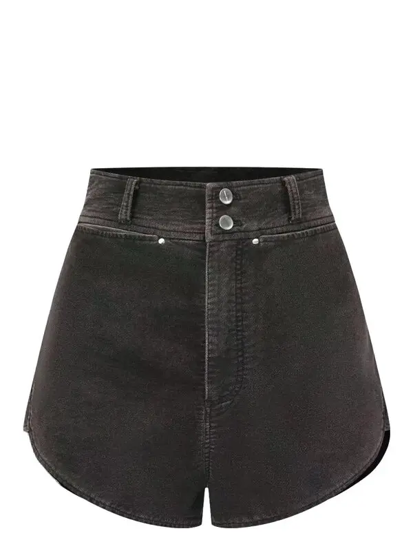 OUDE WAAG High-waisted Shorts - Black