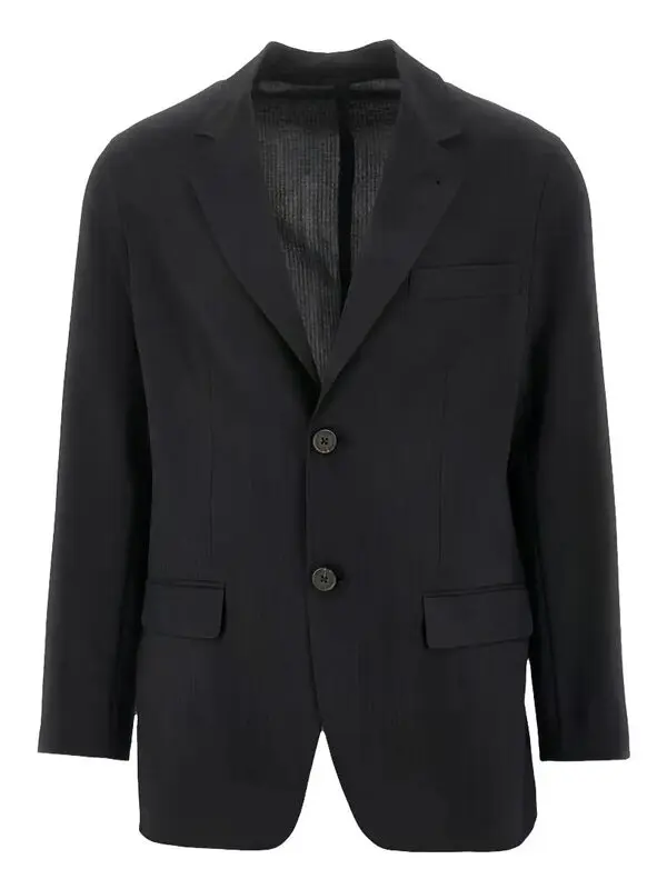 Emporio Armani Single-breasted Jacket - Black