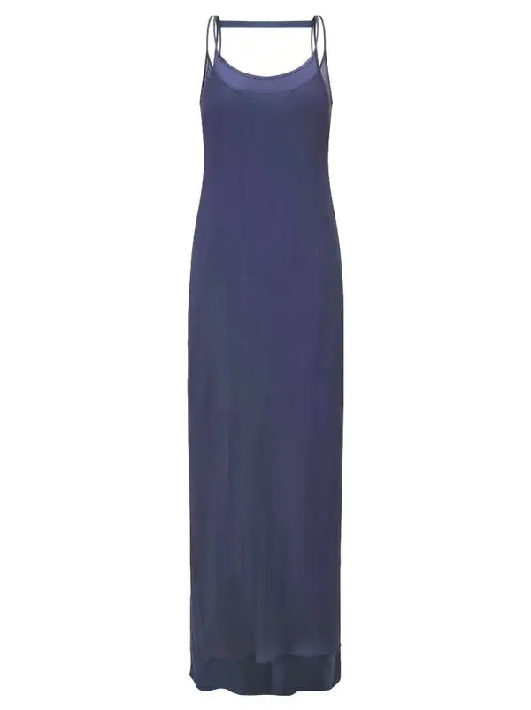 OUDE WAAG Spaghetti-strap Maxi Dress - Blue