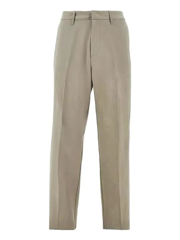 Emporio Armani Belt-loop Trousers - Neutrals