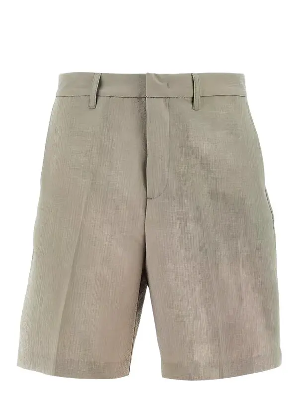 Emporio Armani Side Pockets Bermuda Shorts - Neutrals