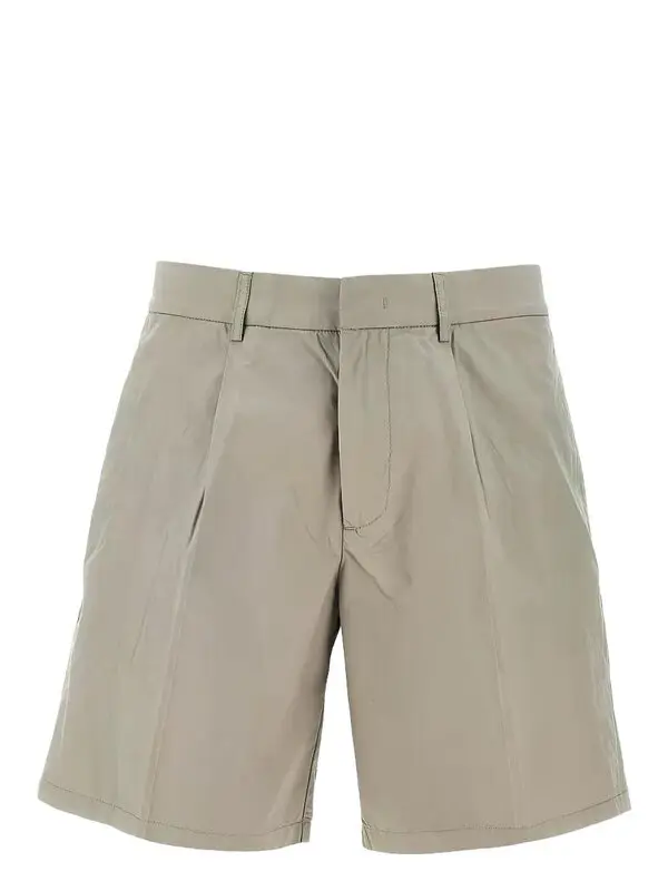 Emporio Armani Pleated Shorts - Neutrals