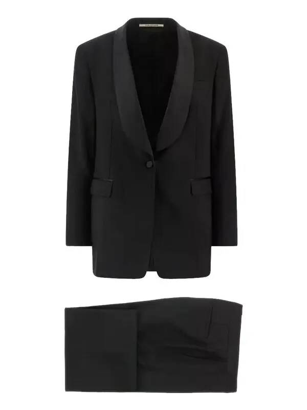 Tagliatore Clarita Virgin Wool Suit - Black