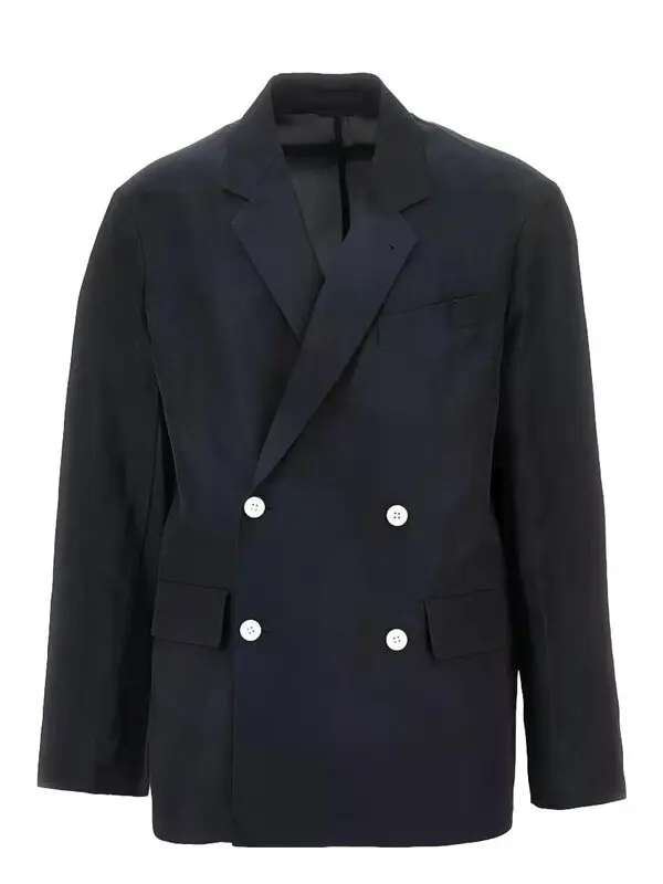 Emporio Armani Double-breasted Jacket - Blue