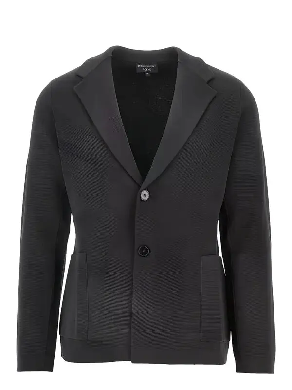 Emporio Armani Single-breasted Jacket - Grey
