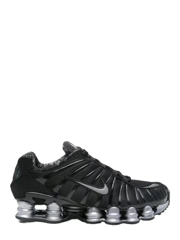 Nike Shox Tl Logo Detail Sneakers - Black