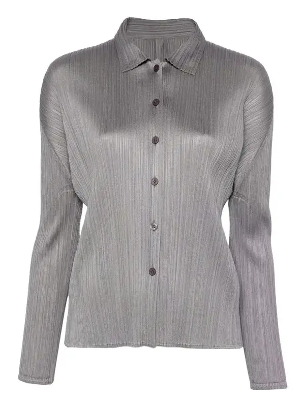 Issey Miyake Pleated Shirt - Grey