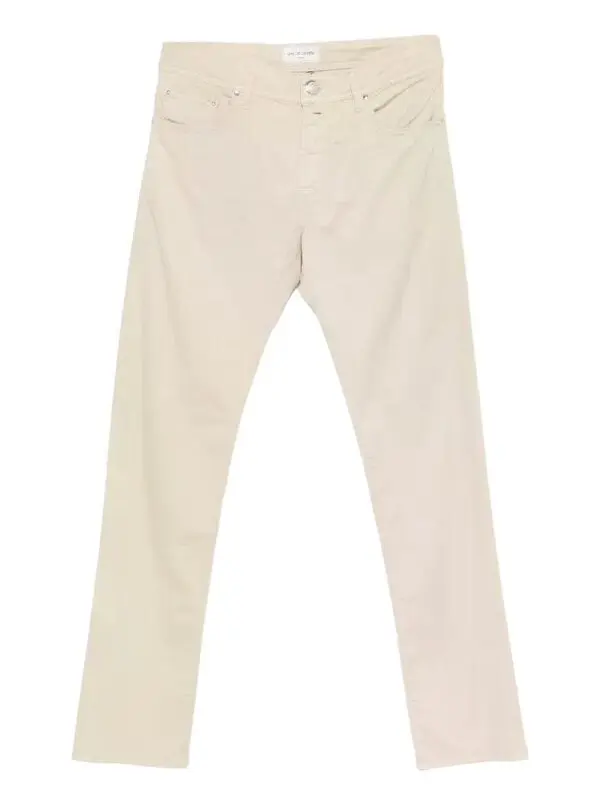 Jacob Cohen Logo-patch Trousers - Neutrals