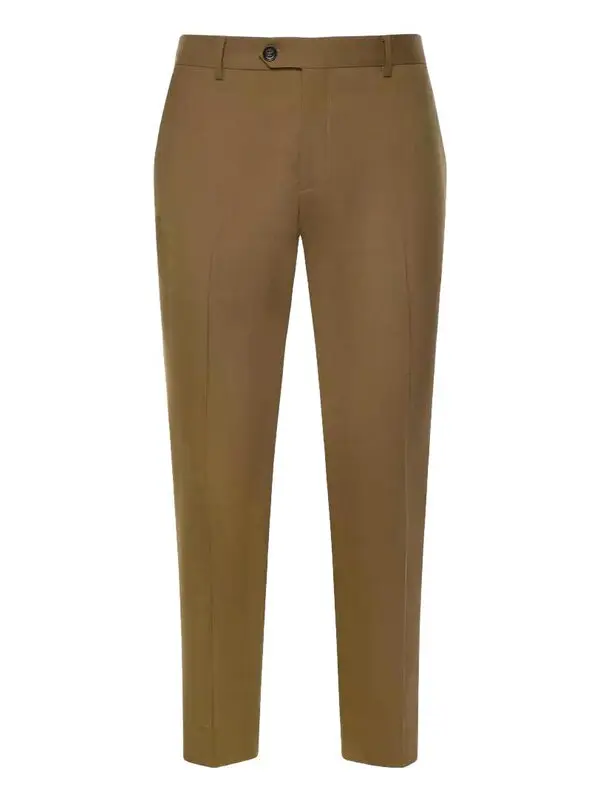 BE ABLE Alexander Buttoned Trousers - Brown