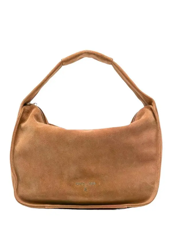 Patrizia Pepe Suede Tote Bag - Brown