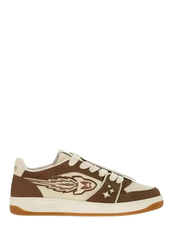 ENTERPRISE JAPAN Logo-patch Sneakers - Brown