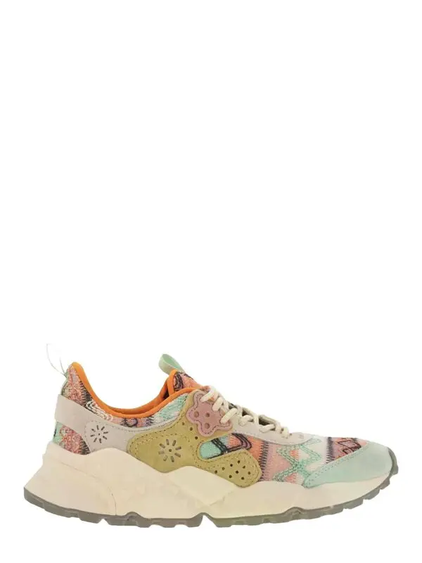 FLOWER MOUNTAIN Kotetsu Paneled Sneakers - Neutrals