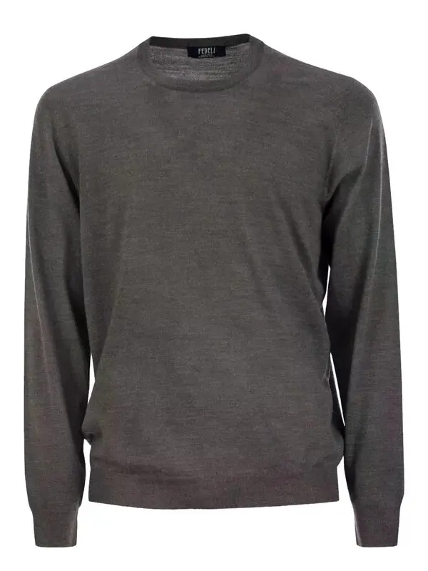 Fedeli Crew-neck Sweater - Grey