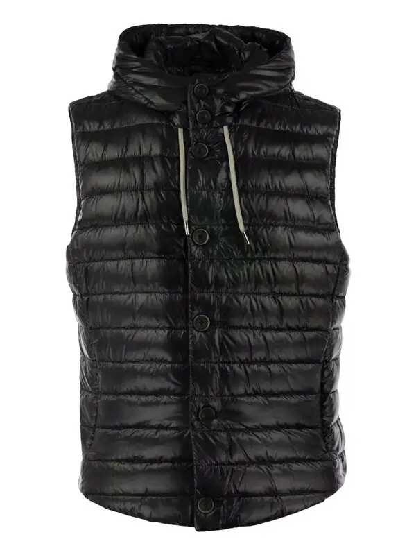 Herno Quilted Down Jacket - Black
