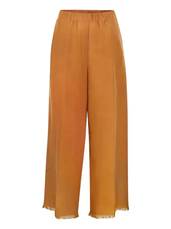 Antonelli Firenze Fringed Hem Trousers - Orange