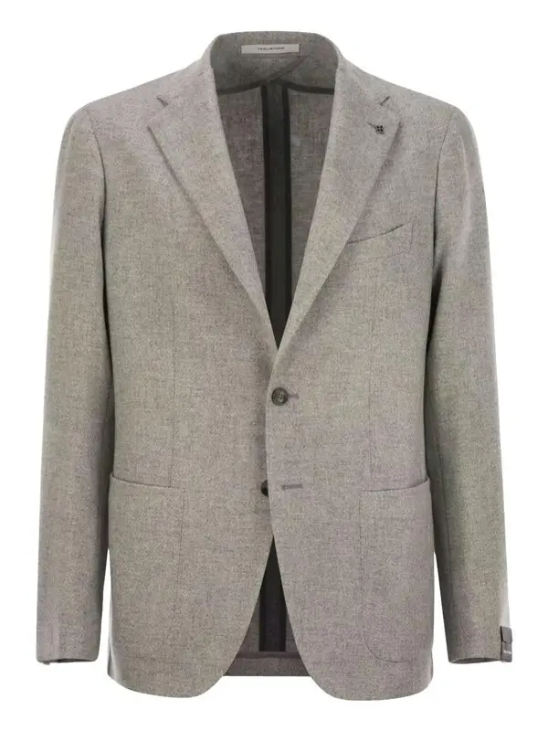 Tagliatore Button-fastening Jacket - Grey