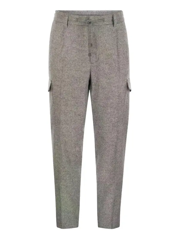 Peserico Flap-pocket Trousers - Grey