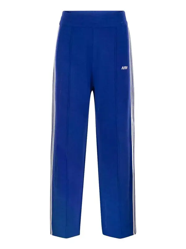 AUTRY Stripe-side Pants - Blue