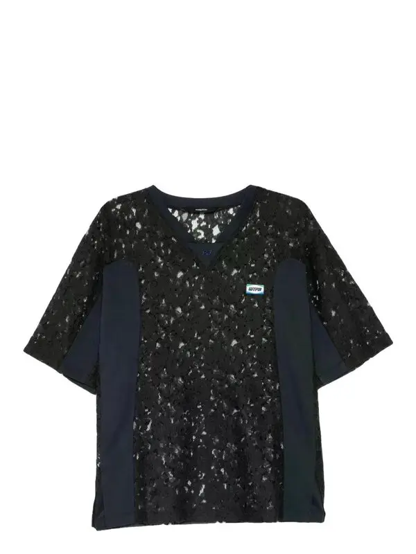 PUSHBUTTON Combi T-shirt - Black