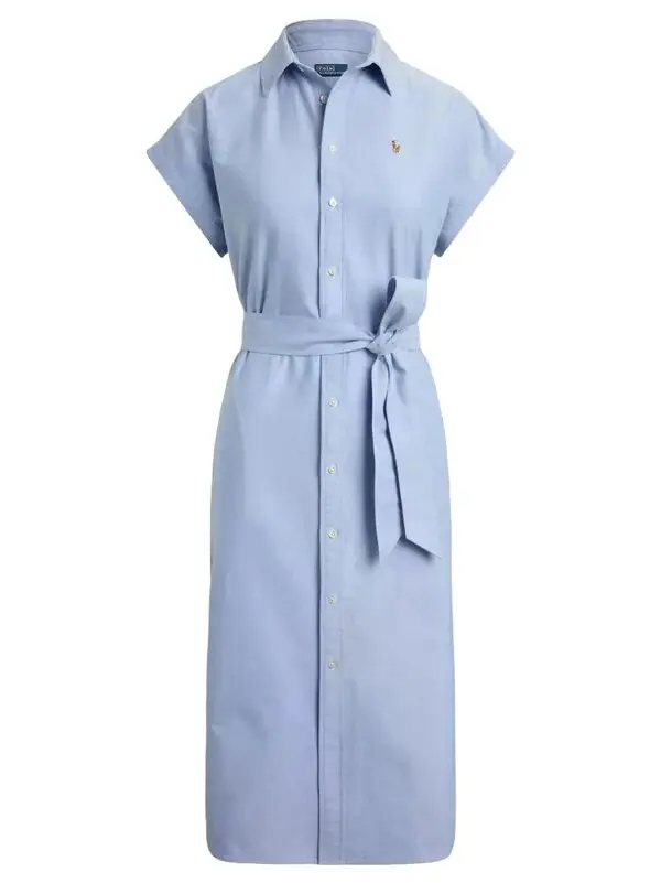 Polo Ralph Lauren Belted Shirt Dress - Blue