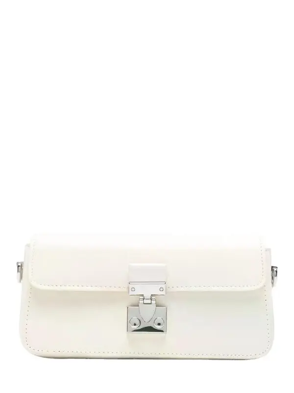 ELEH Turn-lock-fastening Cross-body Bag - White