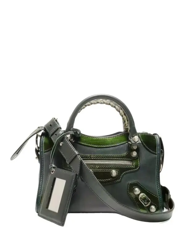 Balenciaga 2010s Giant City Tote Bag - Green