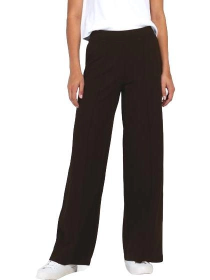 KETTLEWELL Ponte Wide Leg Trousers - Espresso