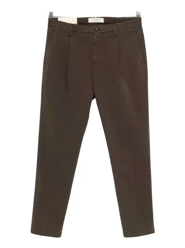 BRIGLIA 1949 Pleated Trousers - Brown