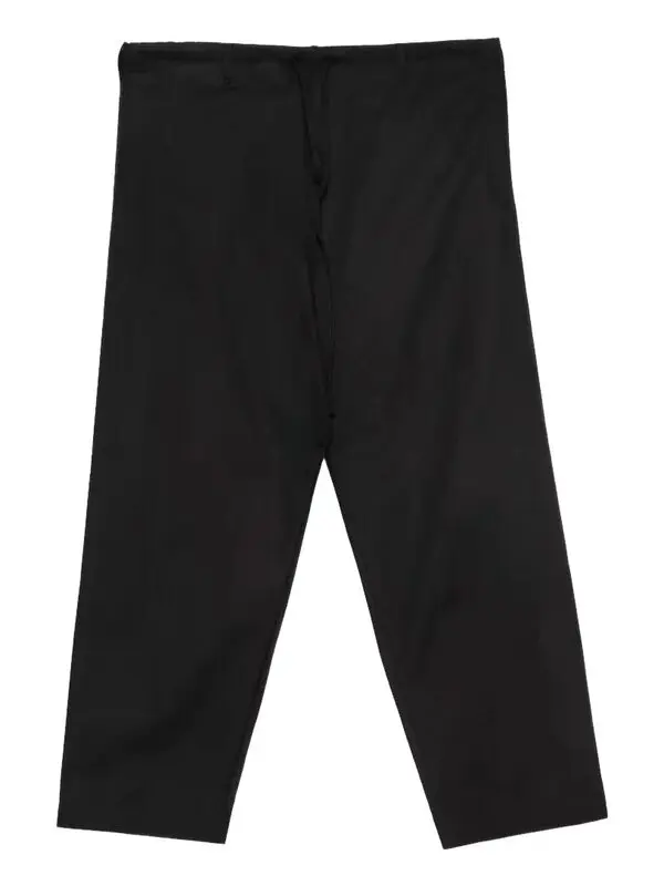 Moschino Drawstring-waist Trousers - Black