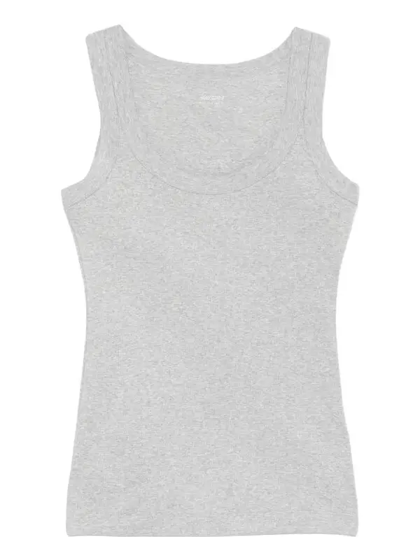 MARCCAIN Mon Cherry Ribbed Tank Top - Grey