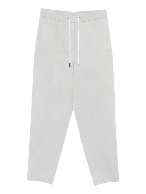 MARCCAIN Drawstring-waistband Trousers - Grey