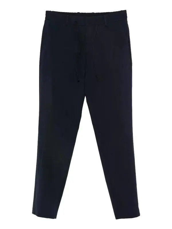 BOSS Textured Trousers - Blue