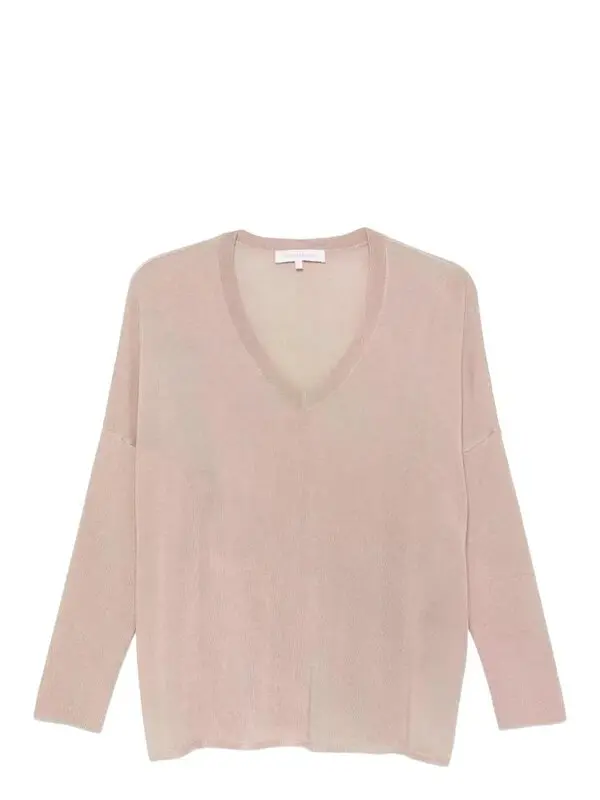 ABSOLUT CASHMERE Meryl V-neck Sweater - Neutrals