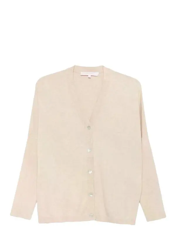 ABSOLUT CASHMERE V-neck Buttoned Cardigan - Neutrals